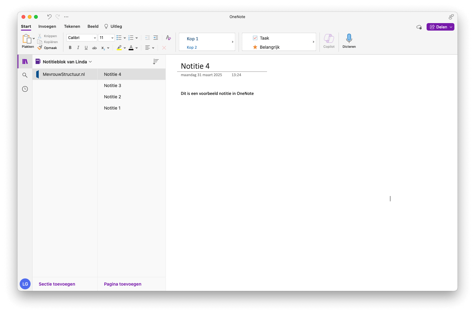 Microsoft OneNote notities: een uitleg, mijn tips én een template - Mevrouw Structuur